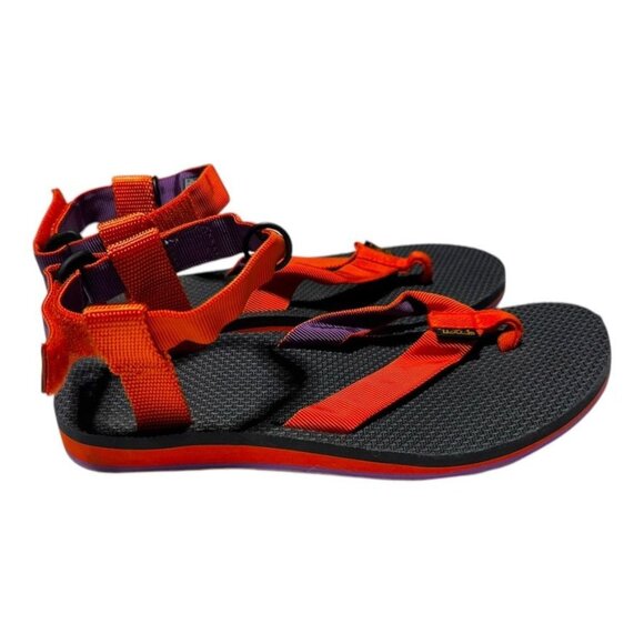 Teva | Shoes | Teva Original Sandals Blackorangepurple Size 8 | Poshmark